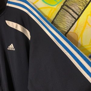 adidas | Jackets & Coats | Adidas Climalite Logo Three Stripe Track ...